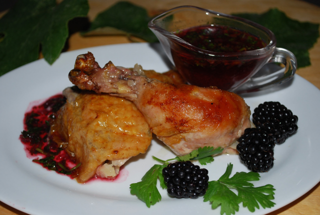 BLACKBERRY AND GREEN GRAPE SAUCE | Georgian Recipes
